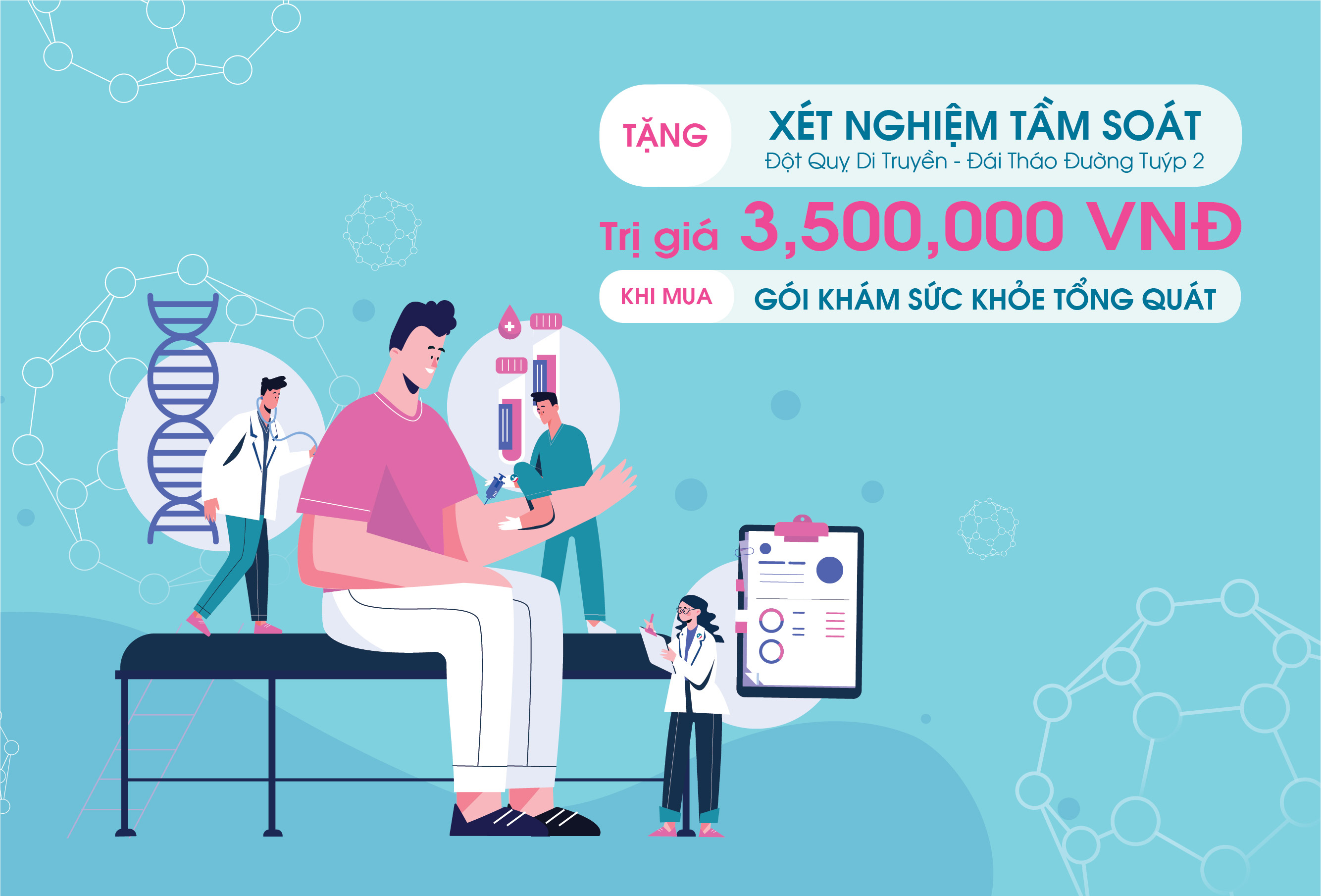 TẶng GÓi XÉt NghiỆm Gen TrỊ GiÁ 3 500 000 VnĐ Khi Mua GÓi KhÁm SỨc KhỎe